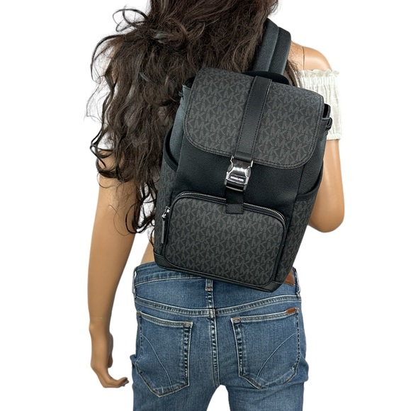 Michael Kors | Bags | Michael Kors Cooper Sling Pack Backpack Mk Black ...